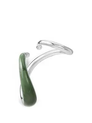 Charlotte Chesnais Jade Mirage Blow Ear Cuff - Silver