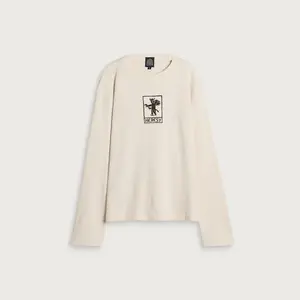 HERESY Rogue Long Sleeve Waffle T-shirt - Ecru