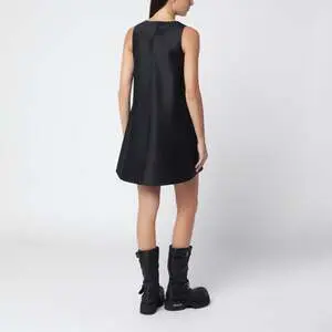 Balenciaga A-line Dress In Wool And Silk