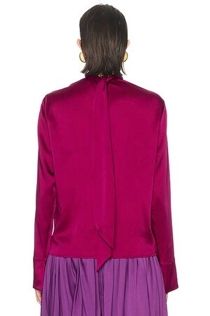 Stella McCartney Tie Back Satin Top
