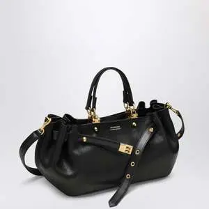 Balenciaga Small Leather Fan Carry All Bag