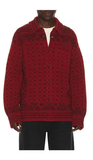 Guest In Residence Wild Rag Work Shirt In . Also - Red