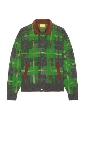 Guest In Residence Tartan Bomber In . Also - Green