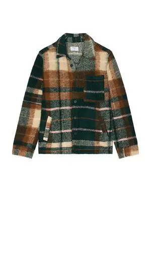 PERCIVAL Knowles Check Overshirt In . Also