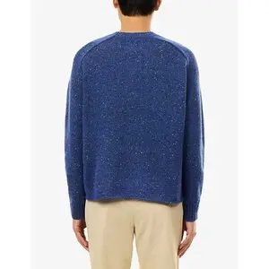 Nn07 Jim Crew Neck Melange Wool-blend Knit Jumper