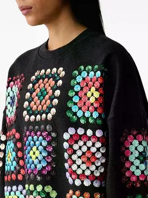 Essentiel Antwerp Sequin-embellished Sweatshirt