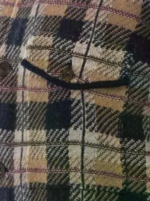 Guest In Residence Check-motif Knitted Shirt