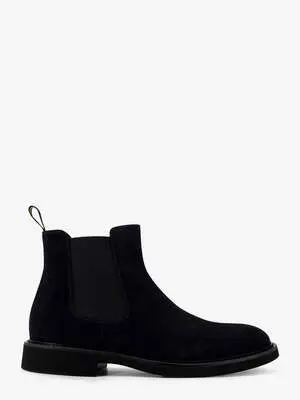 DOUCAL'S Suede Beatles Boots - Black