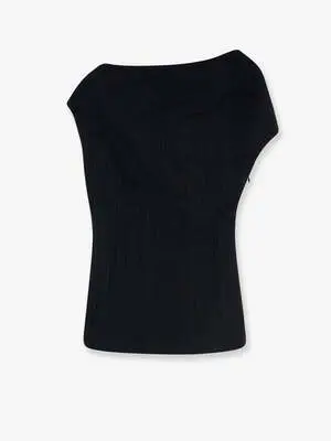 TOTEME Organic Cotton Top - Black