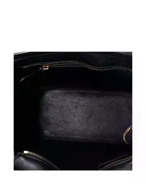 Celine Tricolor Luggage Bag Leather Micro Tote Bag