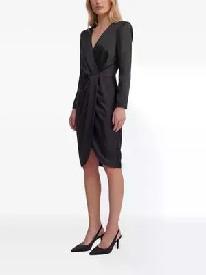 Givenchy Silk Wrap-style Mini Dress