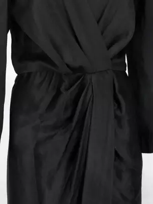 Givenchy Silk Wrap-style Mini Dress