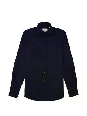 XACUS Classic-collar Shirt - Blue