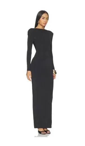 NOOKIE Charlize 2-way Long Sleeve Maxi Dress In . Also