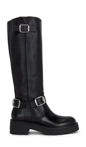 STUART WEITZMAN Ren Moto Boot In . Also - Black