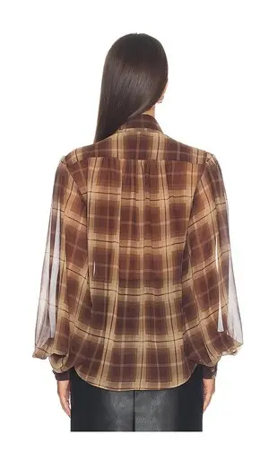 Bardot Cecile Neck Tie Shirt In . Also