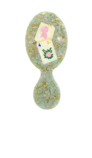 SOLAR ECLIPSE Hand-painted Flower Mahjong Handbag Hero Brush - Multi