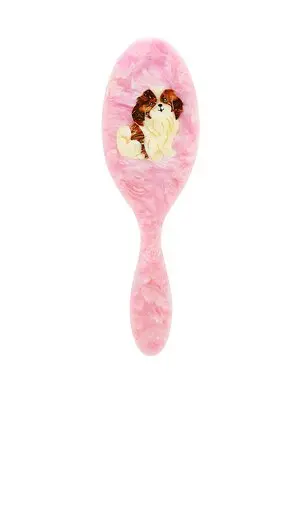 SOLAR ECLIPSE Hand-painted Shih Tzu Pup Amazing Hair Day Brush - Multi