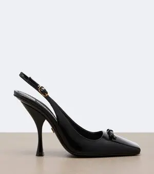 Dolce & Gabbana Patent Leather Slingback Pumps