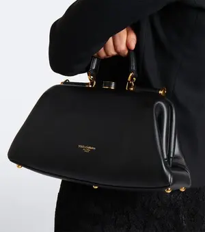 Dolce & Gabbana Grandma Medium Leather Top-handle Bag