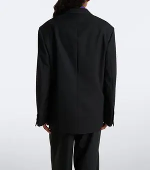 Loewe Double L Double-breasted Wool Blazer