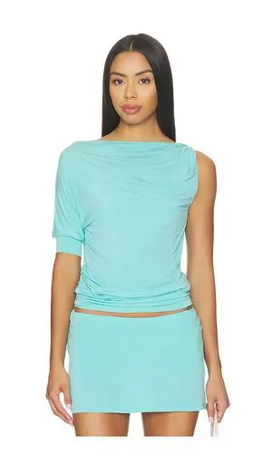 PEACHY DEN Kylie Bubble Top In . Also