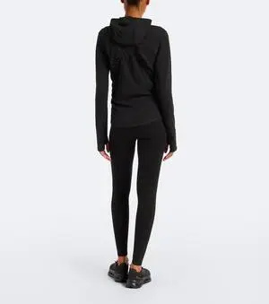 Adidas By Stella McCartney Logo Jersey Half-zip Hoodie