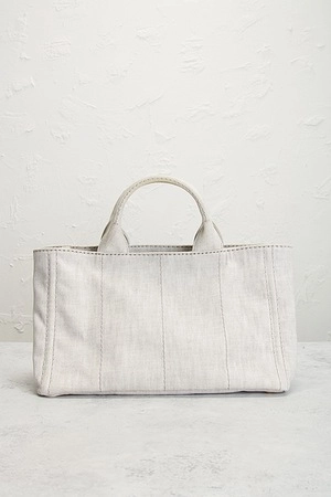 Prada Canapa Tote Bag - Grey