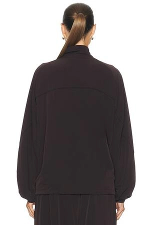 NIKESKIMS Stretch Nylon Oversized Jacket - Dark Roast