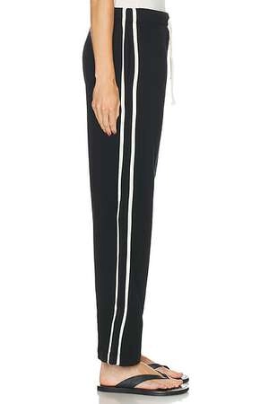 Donni. Eco-terry Stripe Crop Pant