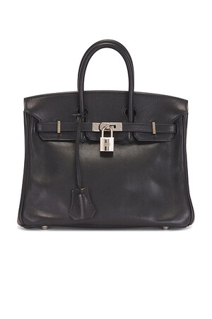 Hermès Evergrain Birkin 25 Handbag - Noir