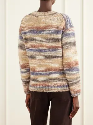 Veronica Beard Castile Striped Wool-blend Sweater
