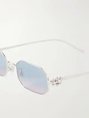 Cartier Clash De Square-frame -tone Sunglasses