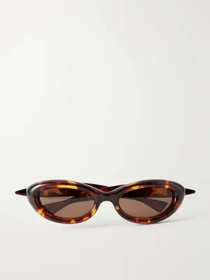 Bottega Veneta Sardine Cat-eye Injected Sunglasses