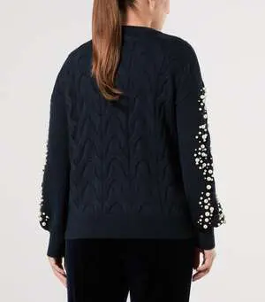 Marina Rinaldi Virgin Wool-blend Sweater