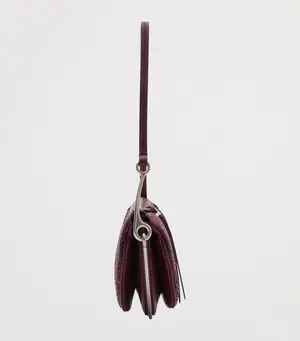 Burberry Small Woven Bridle Saddle Bag