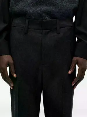 BERNER KUHL Soft Blazer Flannel Wool Trousers