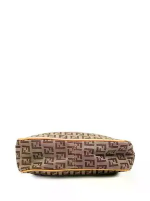 Fendi 2000-2010 Zucchino Canvas Shoulder Bag