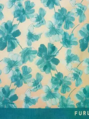 Furla Lea Blossom-print Scarf - Neutrals