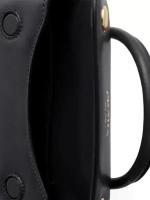 Prada Carry Mini Leather Handbag - Black
