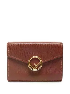 Fendi 2019 F Is Trifold Leather Wallet - Brown