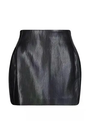 LA PISCINE Panelled Balloon Mini Skirt - Black