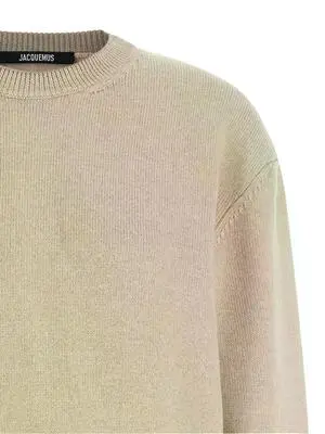 Jacquemus La Maille Moulin Logo-intarsia Sweater