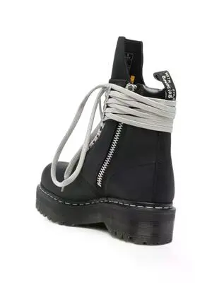 Rick Owens Quad Sole Steel Toe Boots