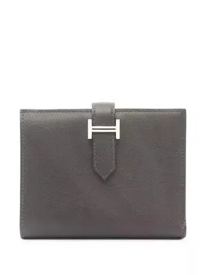 Hermès 2024 Bearn Compact Bi-fold Wallet - Grey