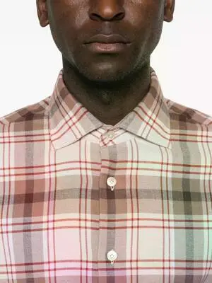 Eleventy Check-pattern Shirt