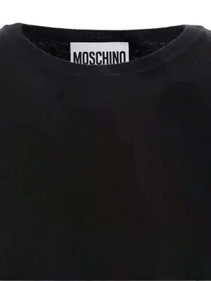Moschino Logo-pattern Wool Sweater