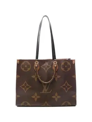 LOUIS VUITTON 2020 Gm On-the-go Monogram Shoulder Bag - Brown