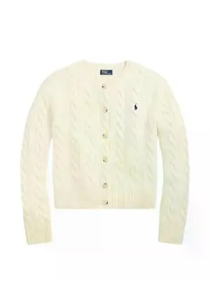 Polo Ralph Lauren Cable-knit Wool-cashmere Cardigan