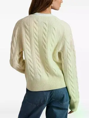 Polo Ralph Lauren Cable-knit Wool-cashmere Cardigan